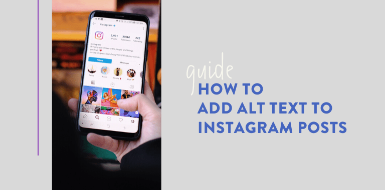 How To Add Alt Text To Instagram Posts Social Media Perth